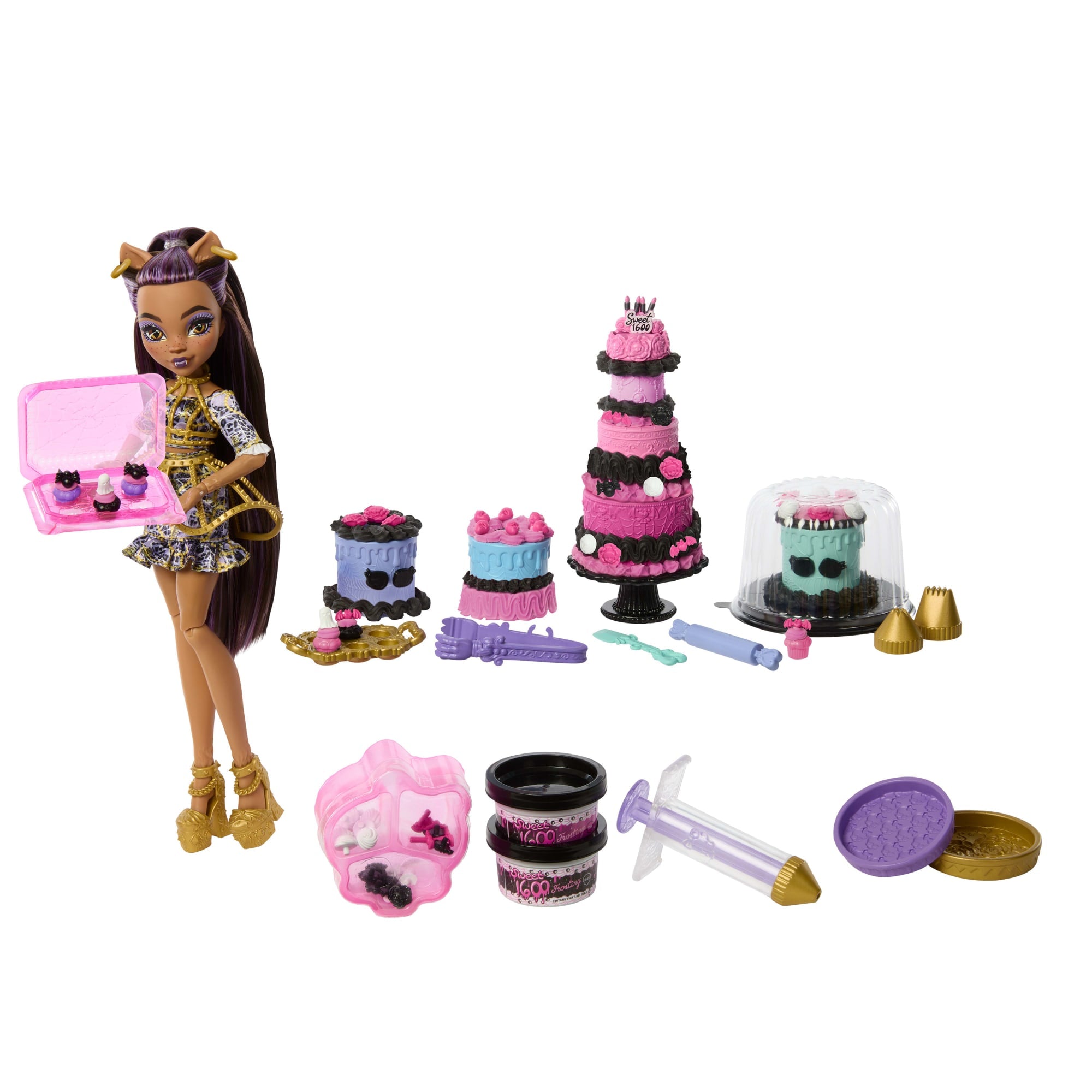 MONSTER HIGH SCARY SWEET BIRTHDAY CLAWDEEN WOLF Kit de pastelería | Mattel