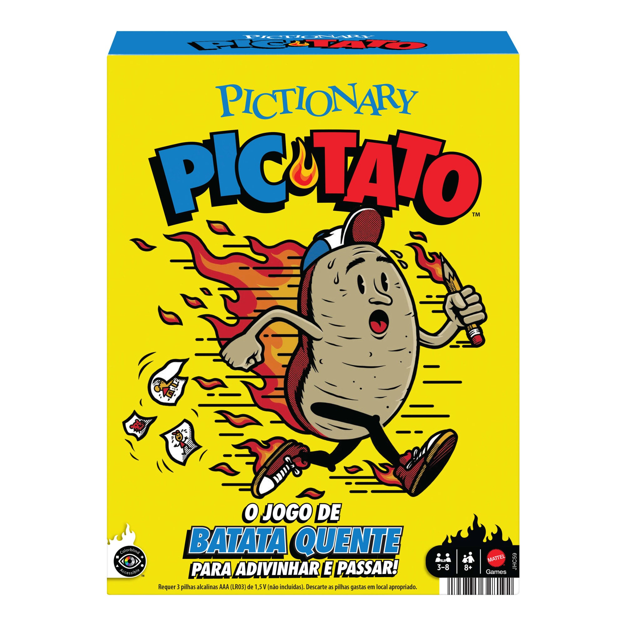 Pictionary Pic-Tato Hot Potato Game | Mattel