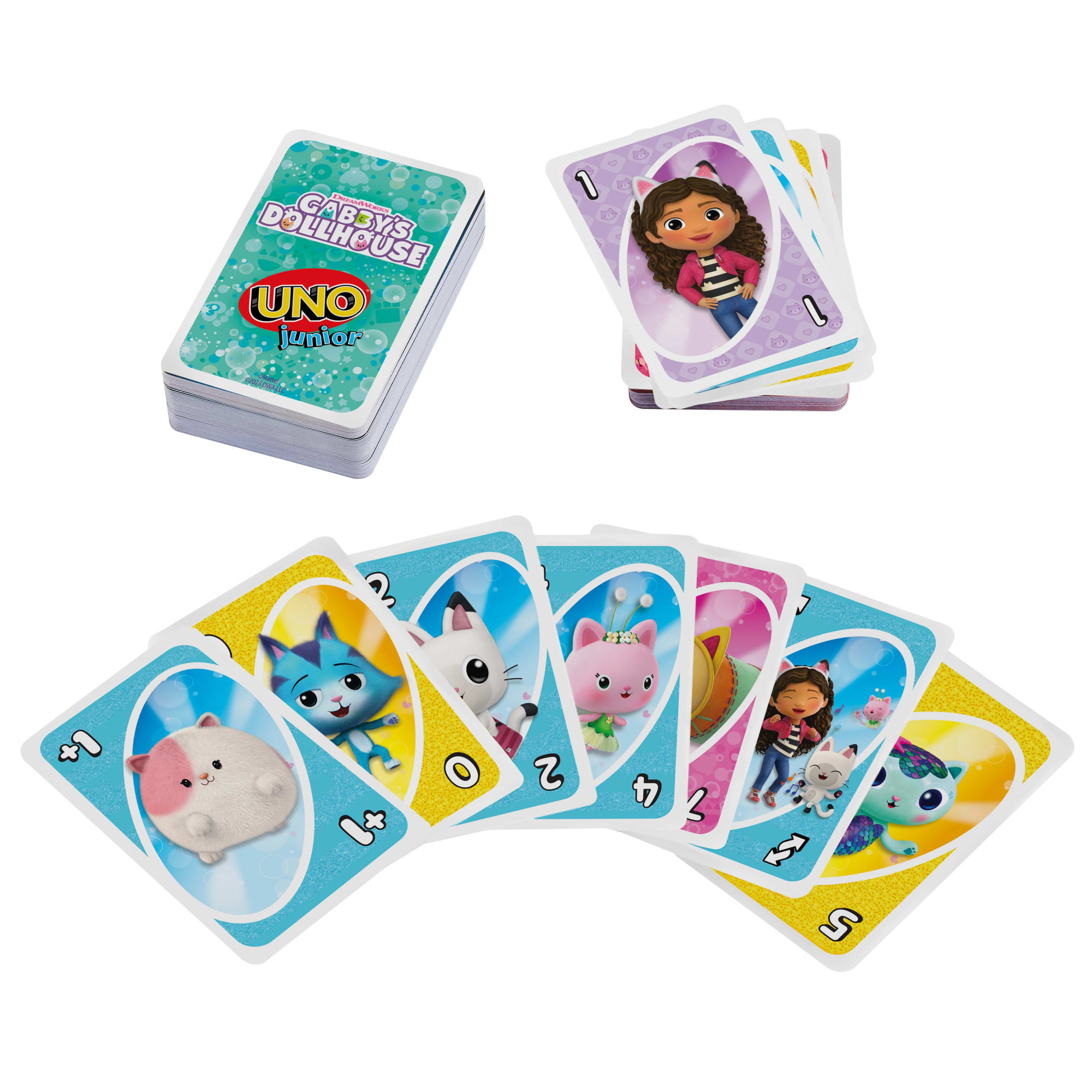 UNO Junior DreamWorks Gabby's Dollhouse | Mattel