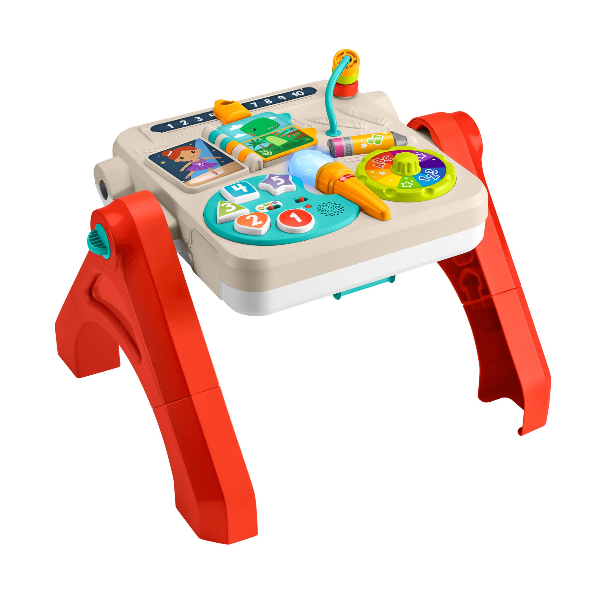 Fisher-Price Laugh & Learn Mesa de actividades 4 en 1 y caballete | Mattel