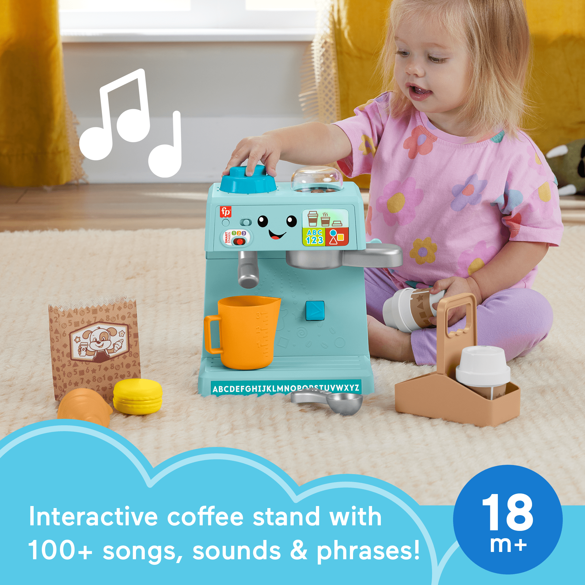Fisher-Price Laugh & Learn Learn & Serve Coffee Cafe | Mattel