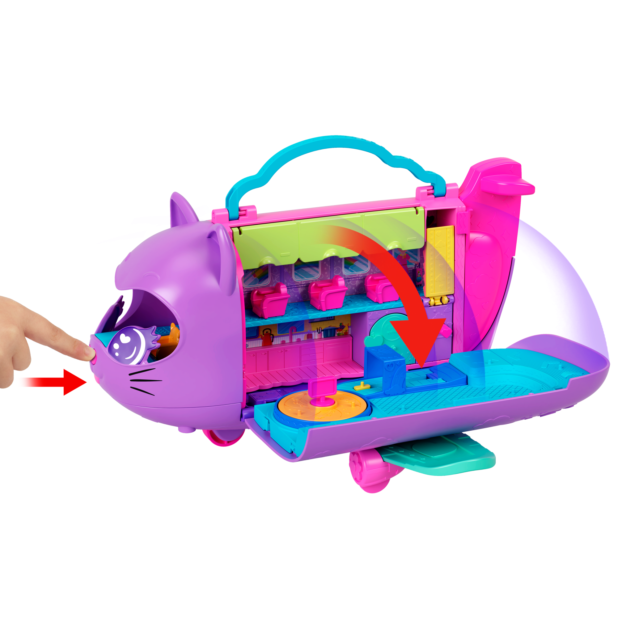 Polly Pocket Adventures in Rio Uçak Oyun Seti | Mattel