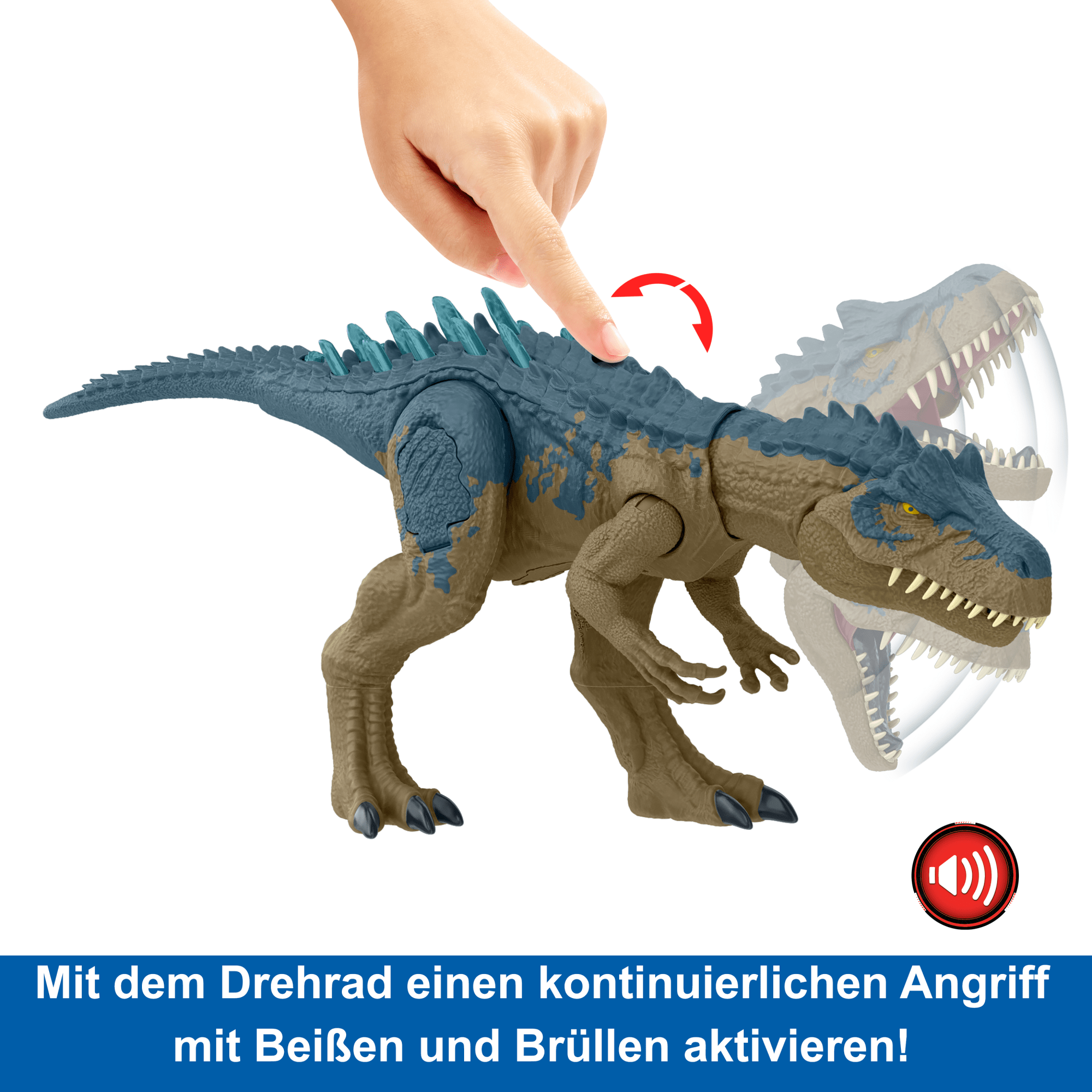 JURASSIC WORLD RUTHLESS RAMPAGE ALLOSAURUS | Mattel