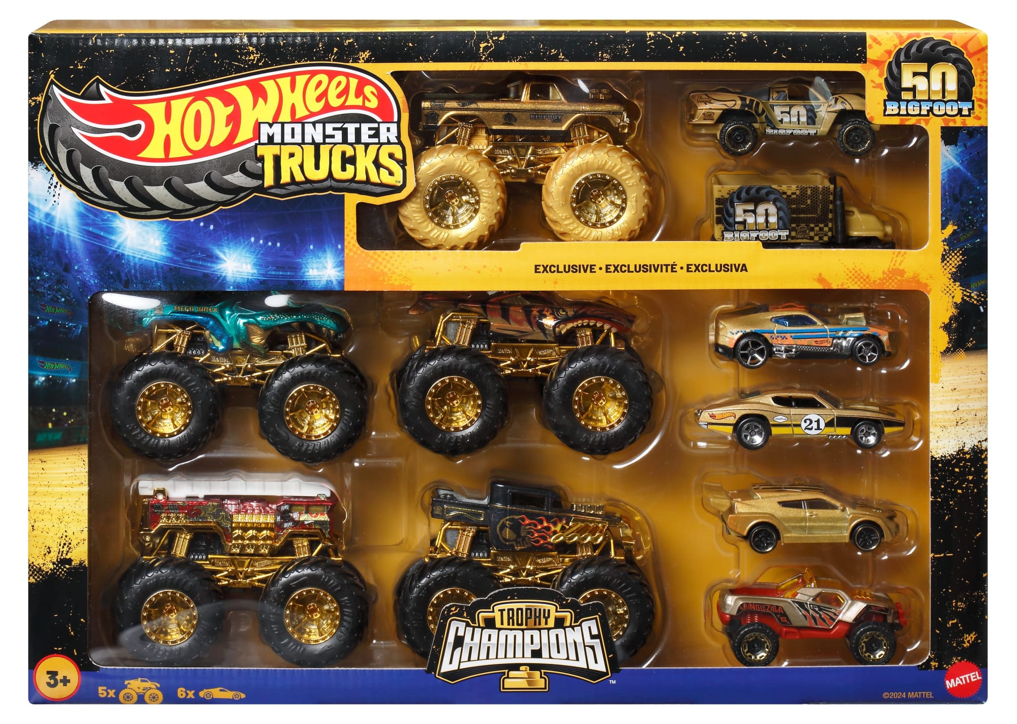 Hot Wheels Monster Jam Case 2024 Hot Wheels Monster Trucks Case M
