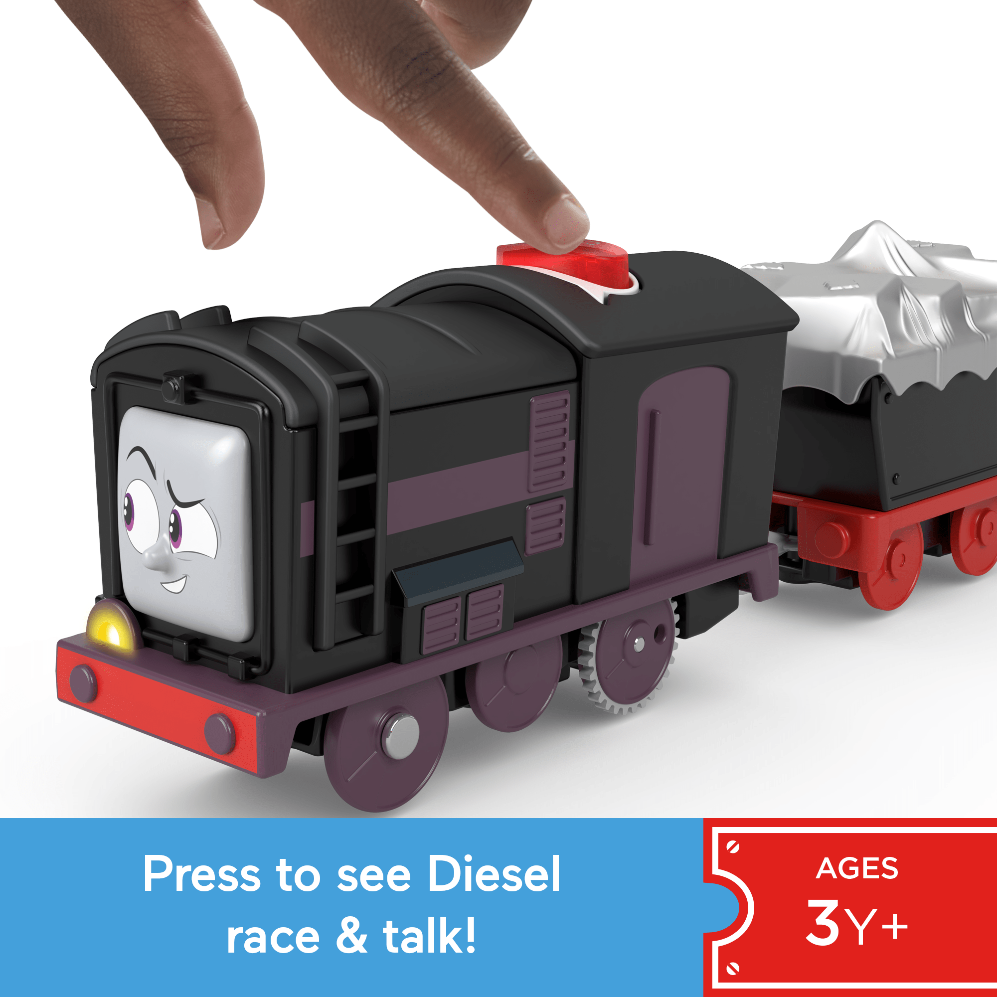 Thomas & Friends Talking Diesel Toy Train, Motorized Engine with ...