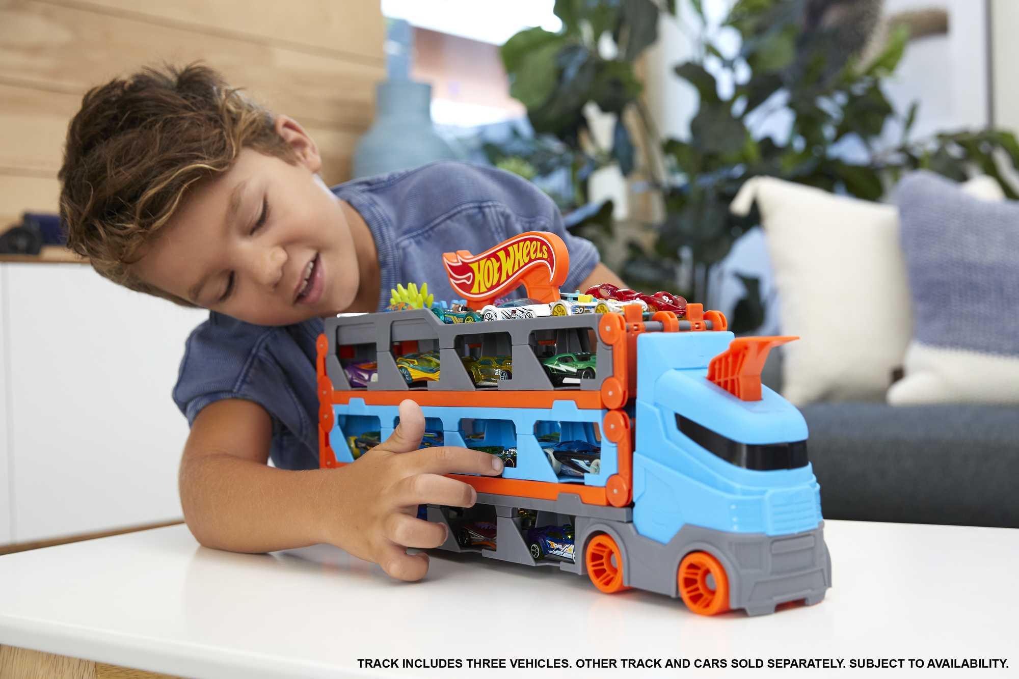 Hot Wheels Camión De Transporte Convertible Mattel