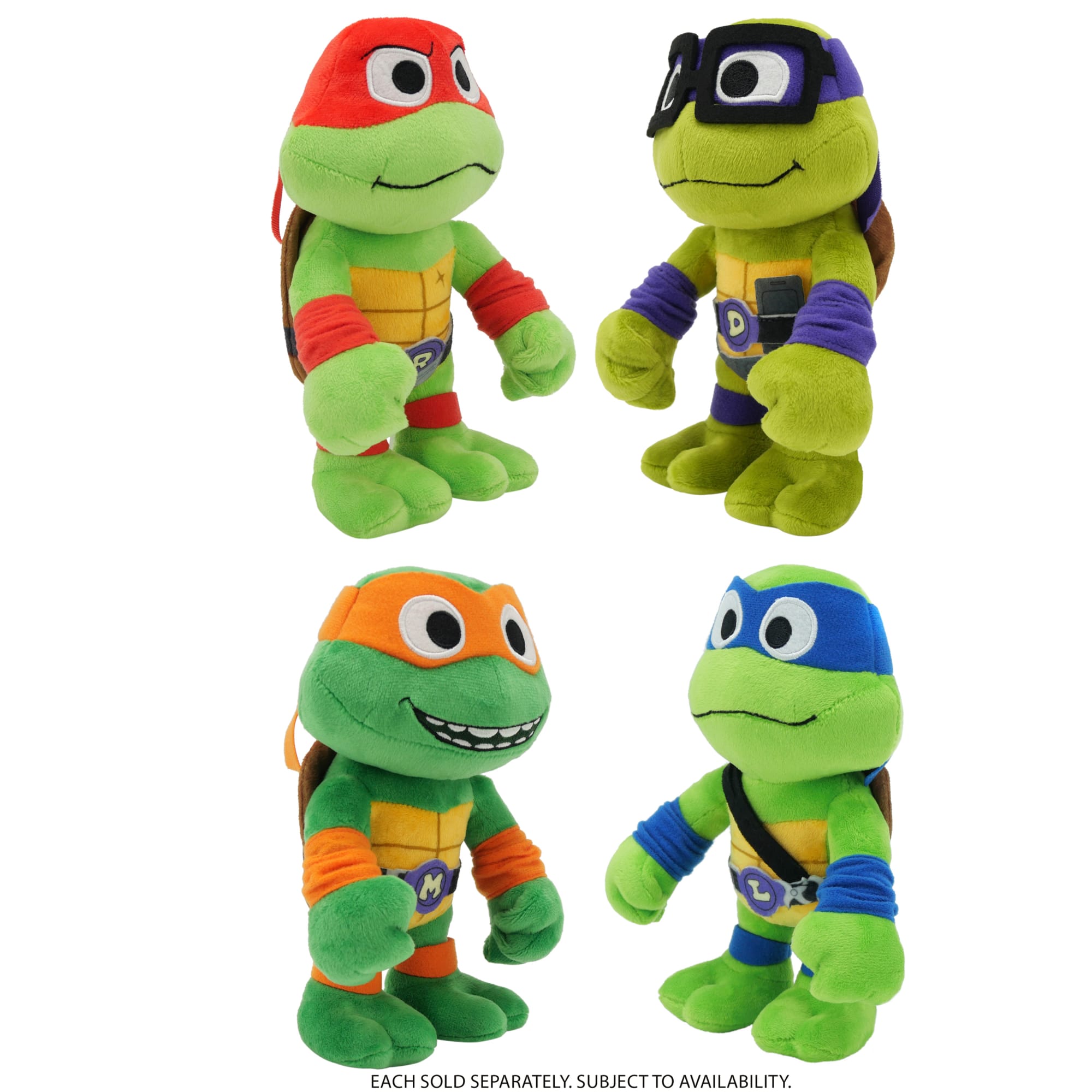 Teenage Mutant Ninja Turtles: Mutant Mayhem Plush Toys, 8 Inch TMNT ...