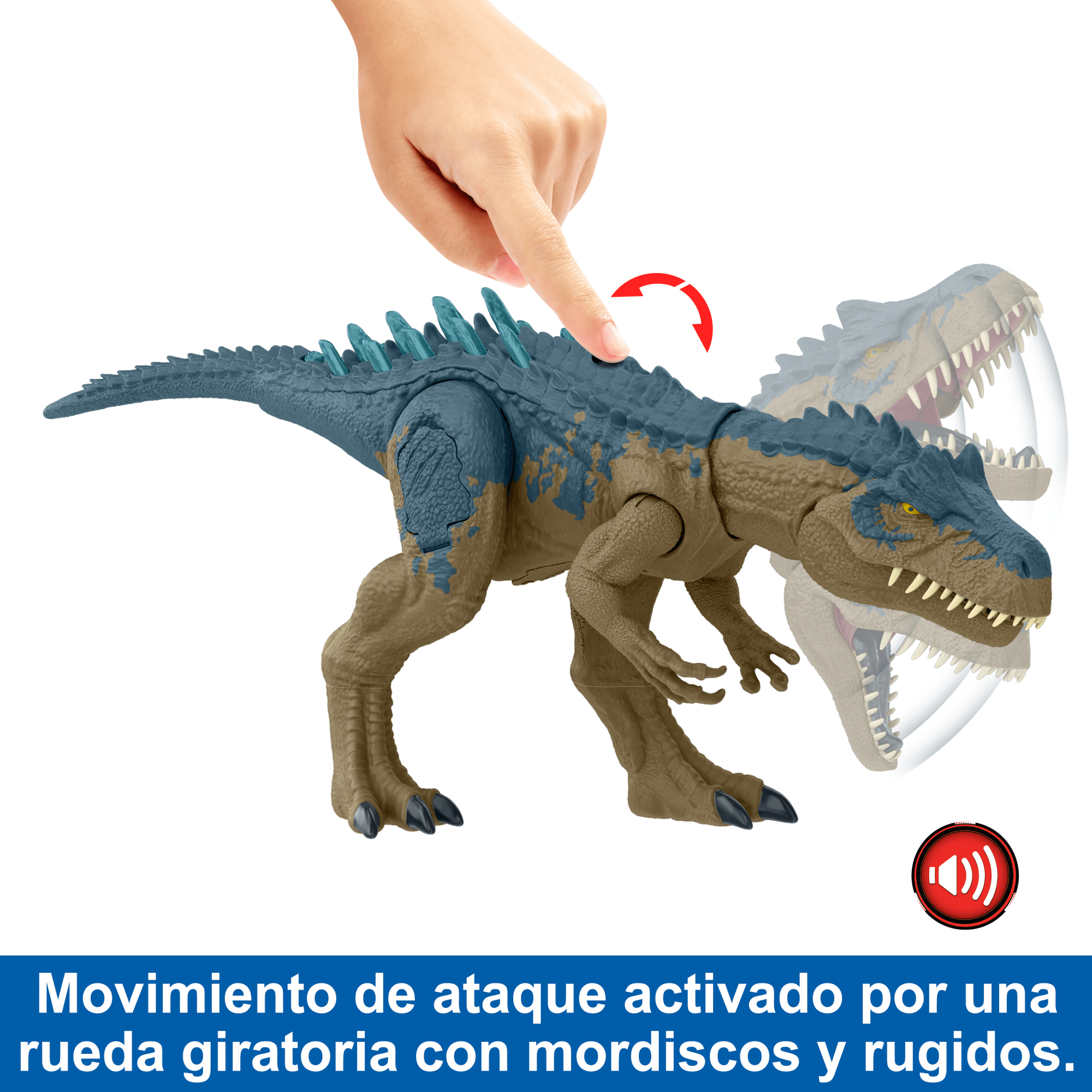 Jurassic World Dinosaurio Allosaurus | Mattel