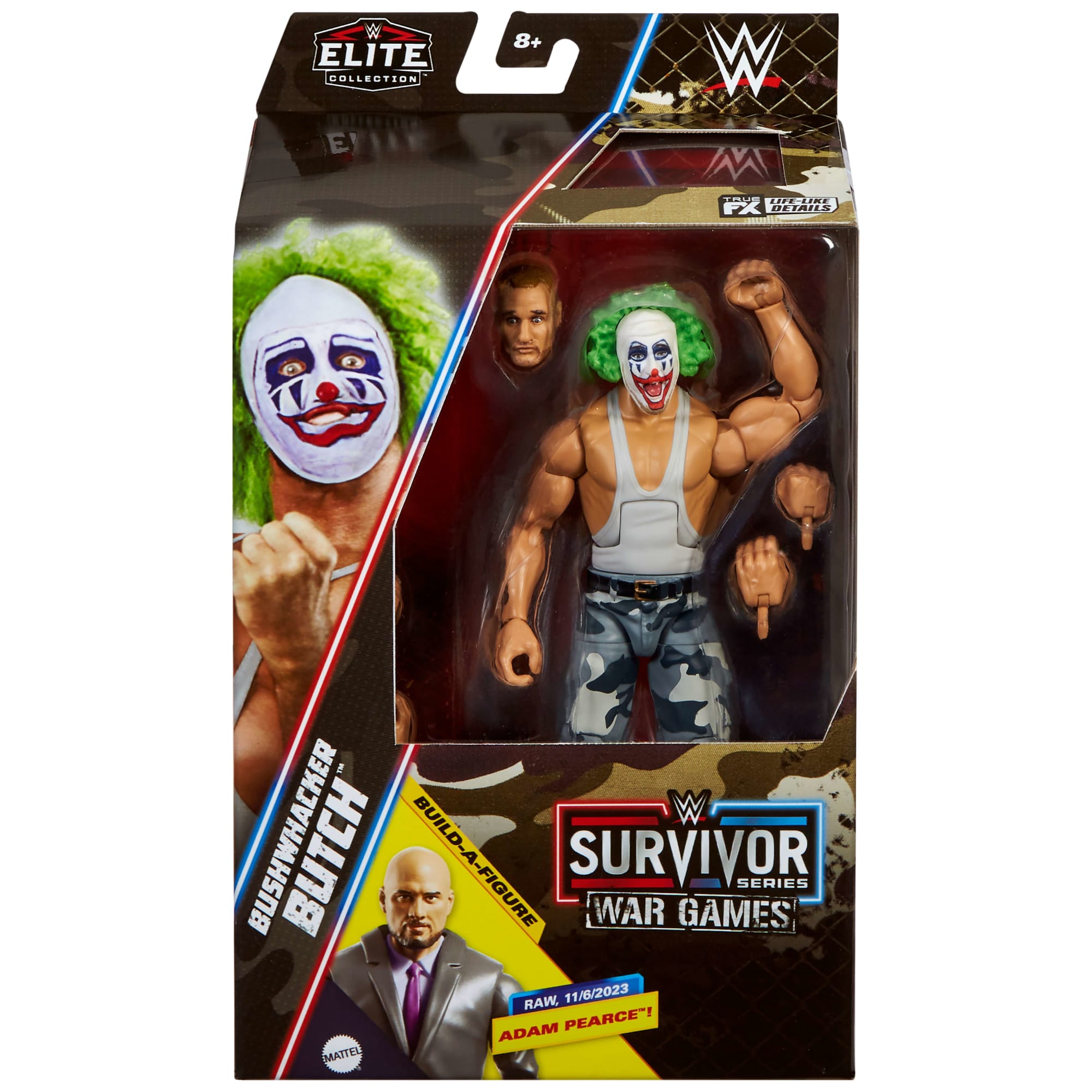 WWE Elite Collection Survivor Series Bushwhacker Butch Action Figure ...