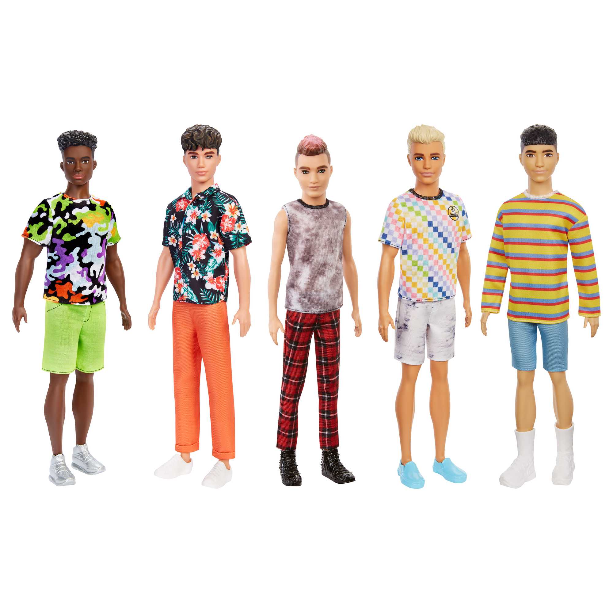 Ken-poppen met trendy looks | DWK44 | MATTEL