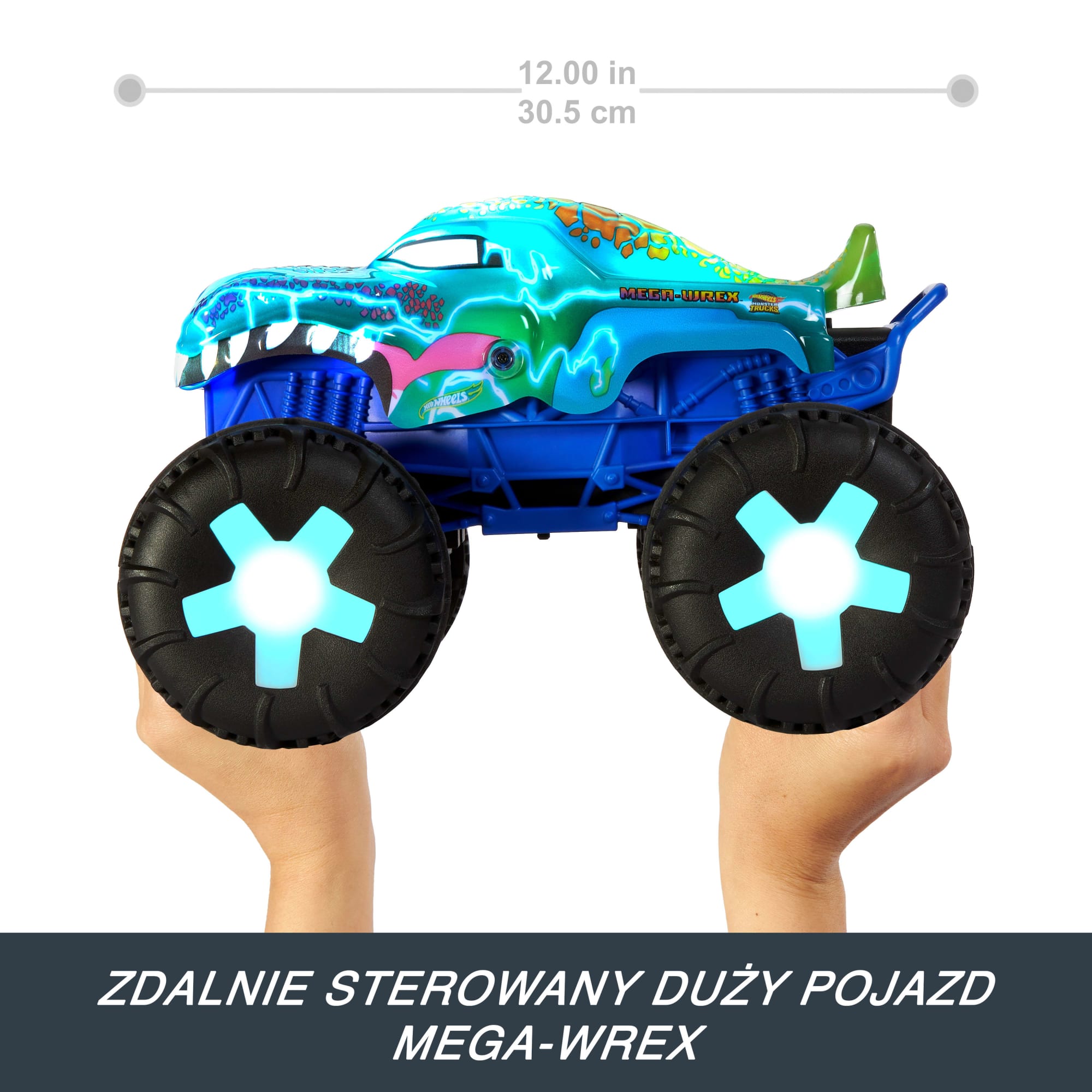 Hot Wheels Monster Trucks RC Mega Wrex Alive Pojazd zdalnie sterowany 1 ...
