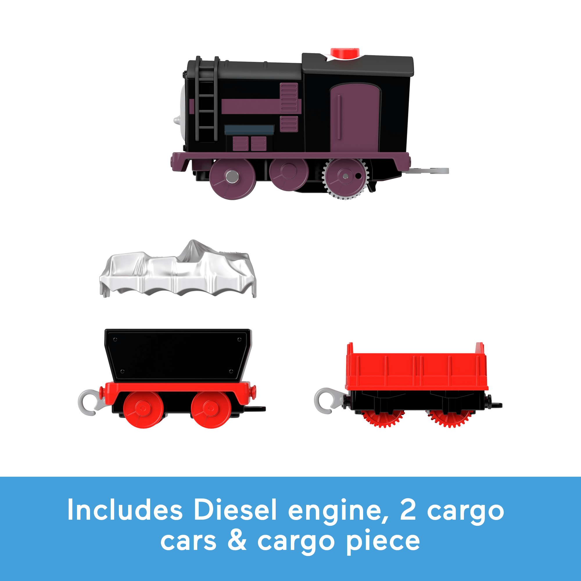 Thomas & Friends Talking Diesel Toy Train, Motorized Engine with ...