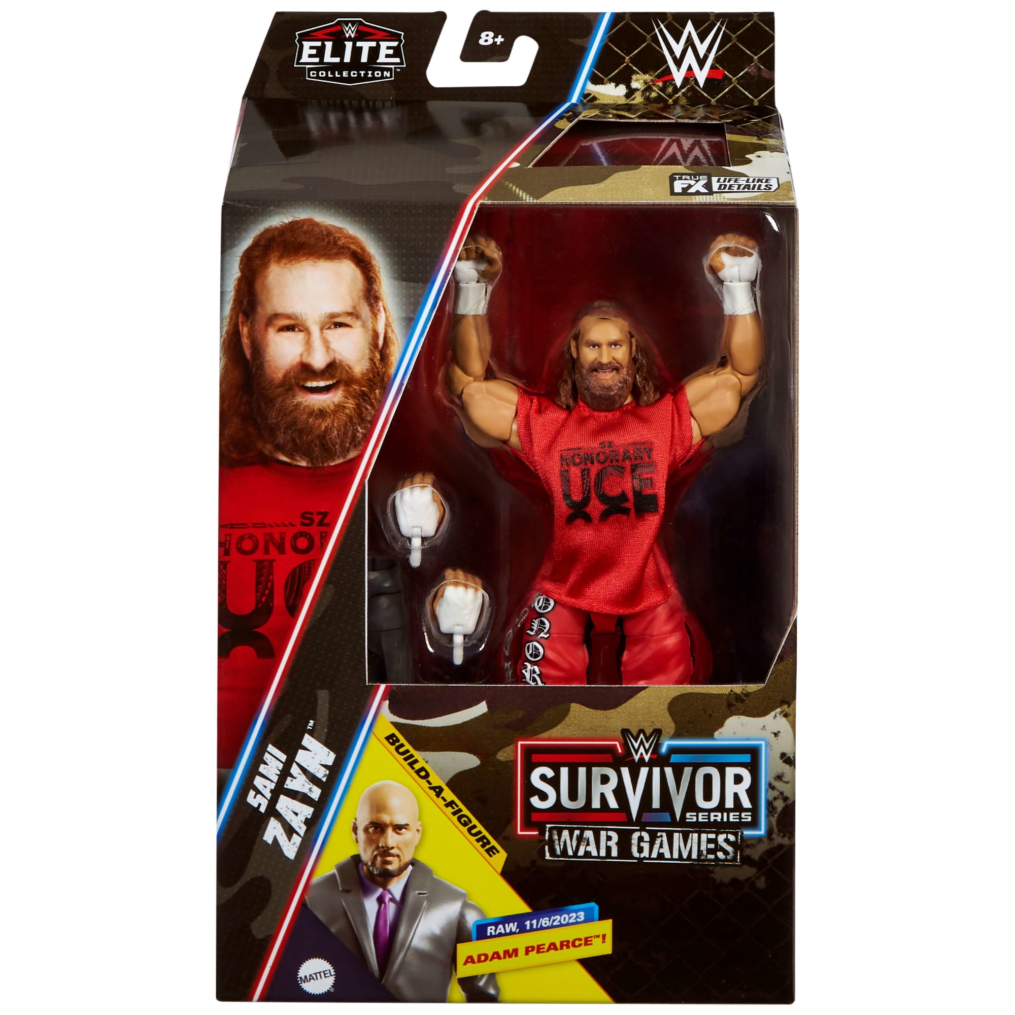 WWE Elite Collection Survivor Series Sami Zayn Action Figure | Mattel