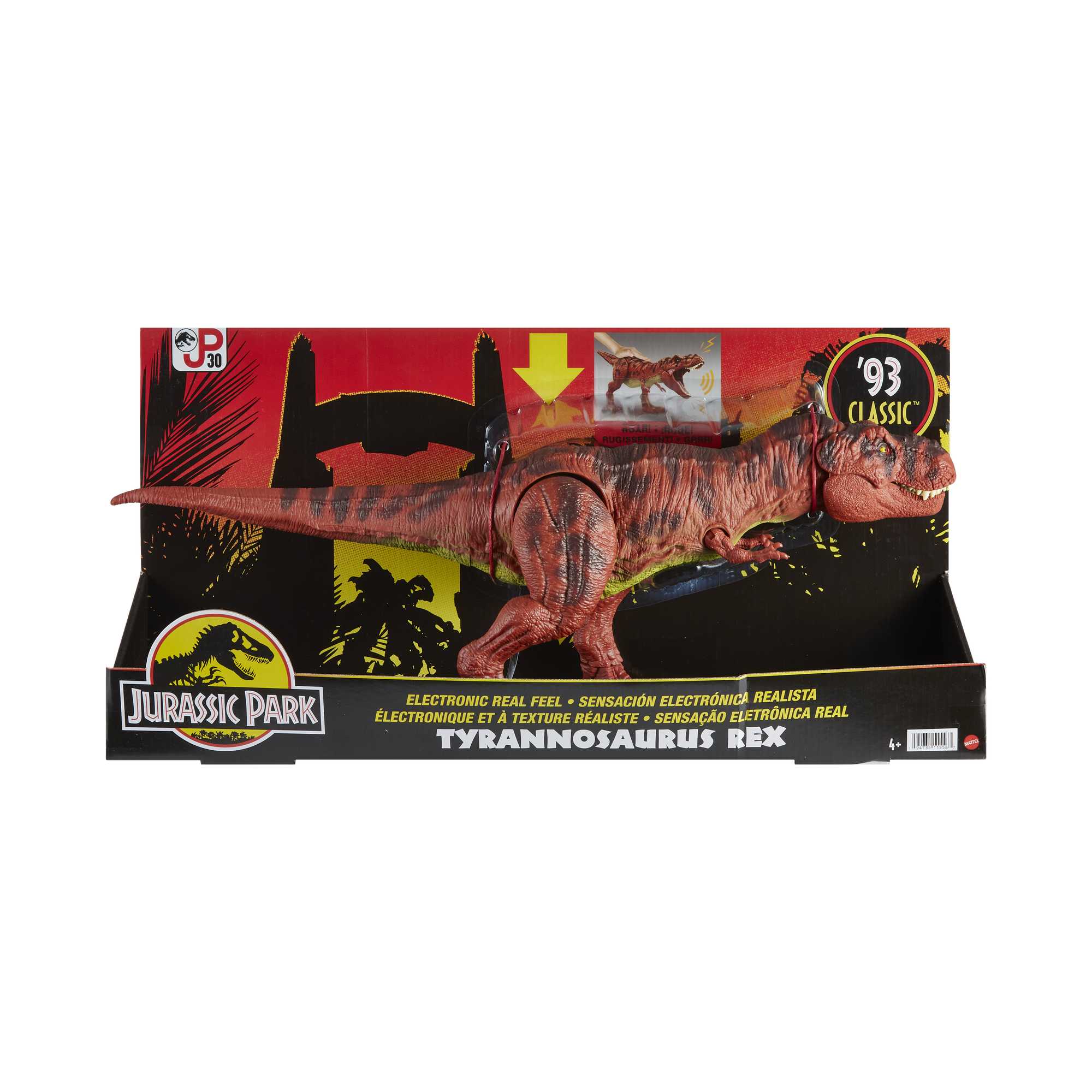 Jurassic Park Electronic Real Feel Tyrannosaurus Rex | HLN19 | MATTEL