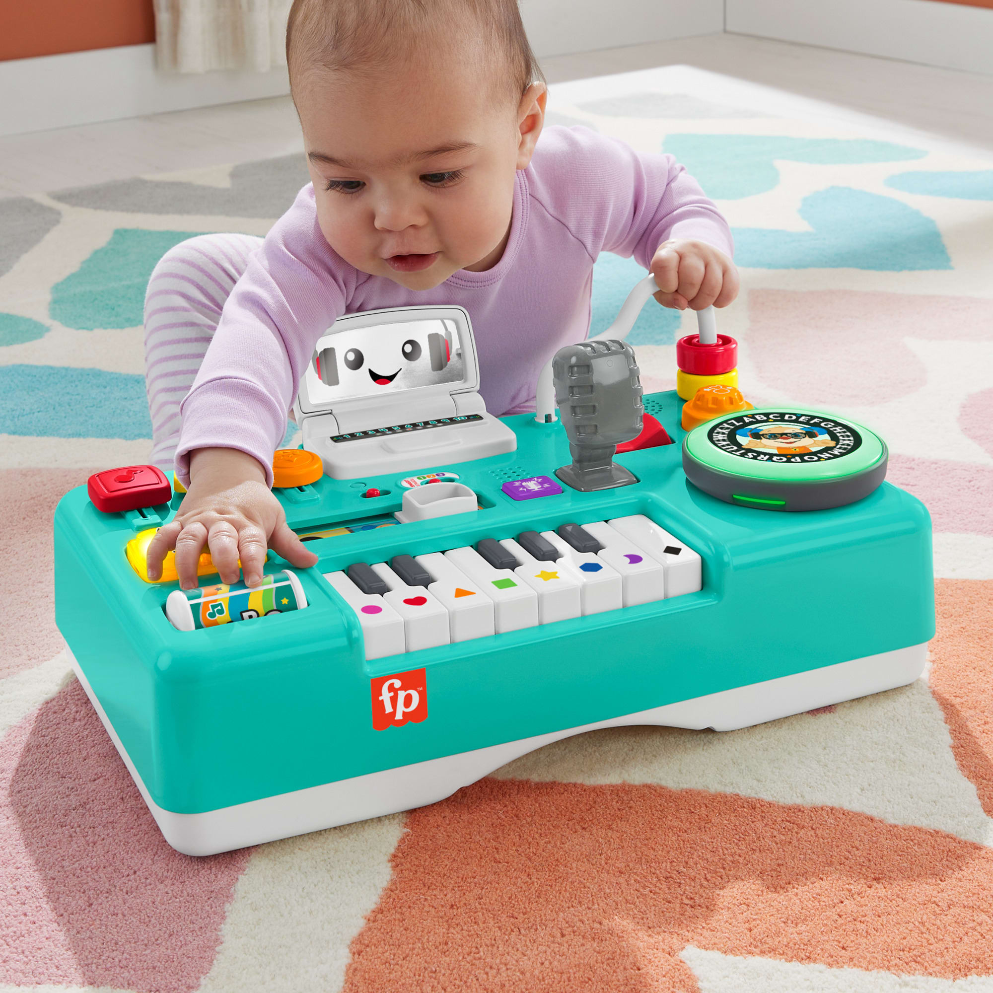 EKΠΑΙΔΕΥΤΙΚΗ ΚΟΝΣΟΛΑ DJ ΜΕ ΦΩΤΑ ΚΑΙ ΗΧΟΥΣ | HRB61 | MATTEL