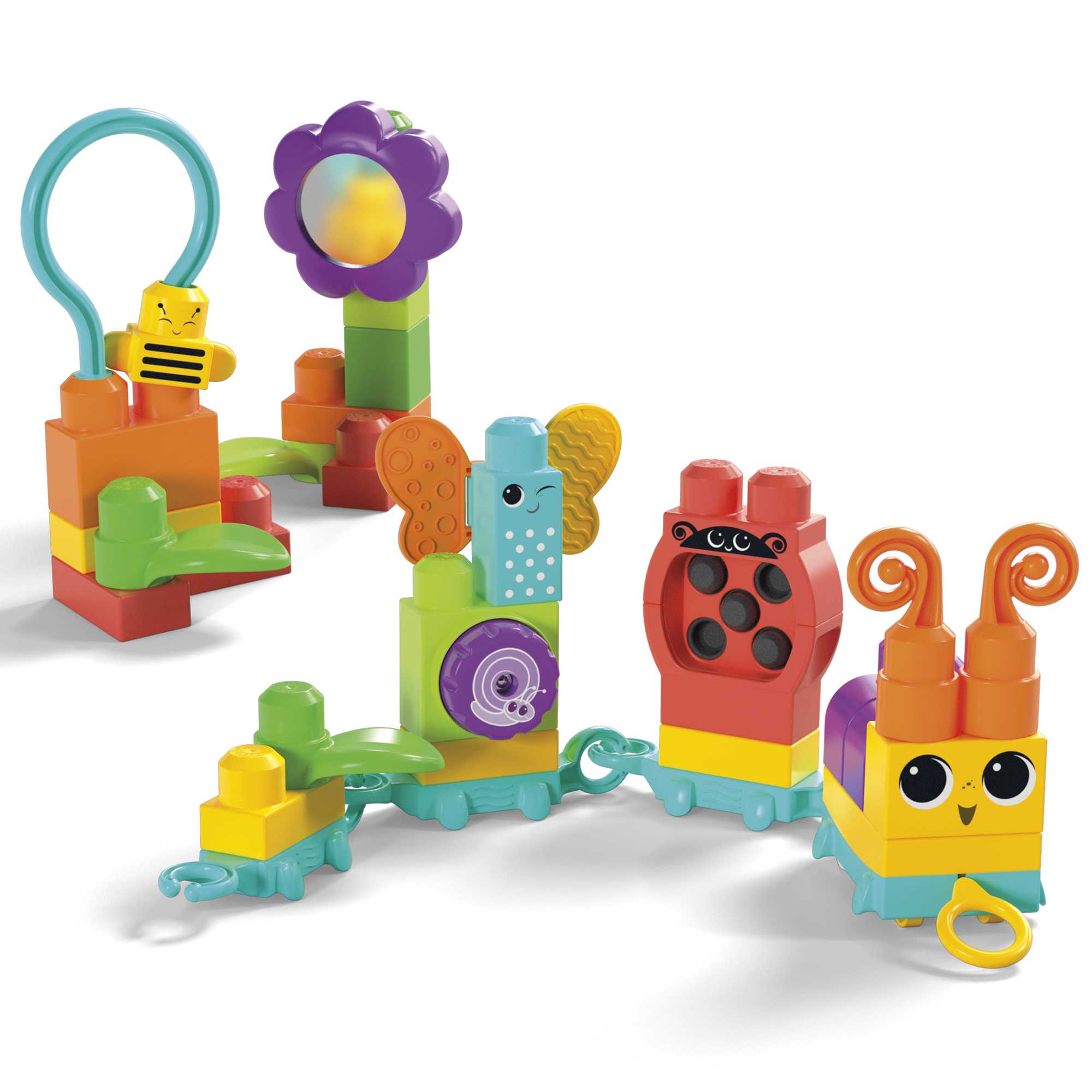 Mega Bloks Bruco Muovi e Suona | HKN44 | MATTEL