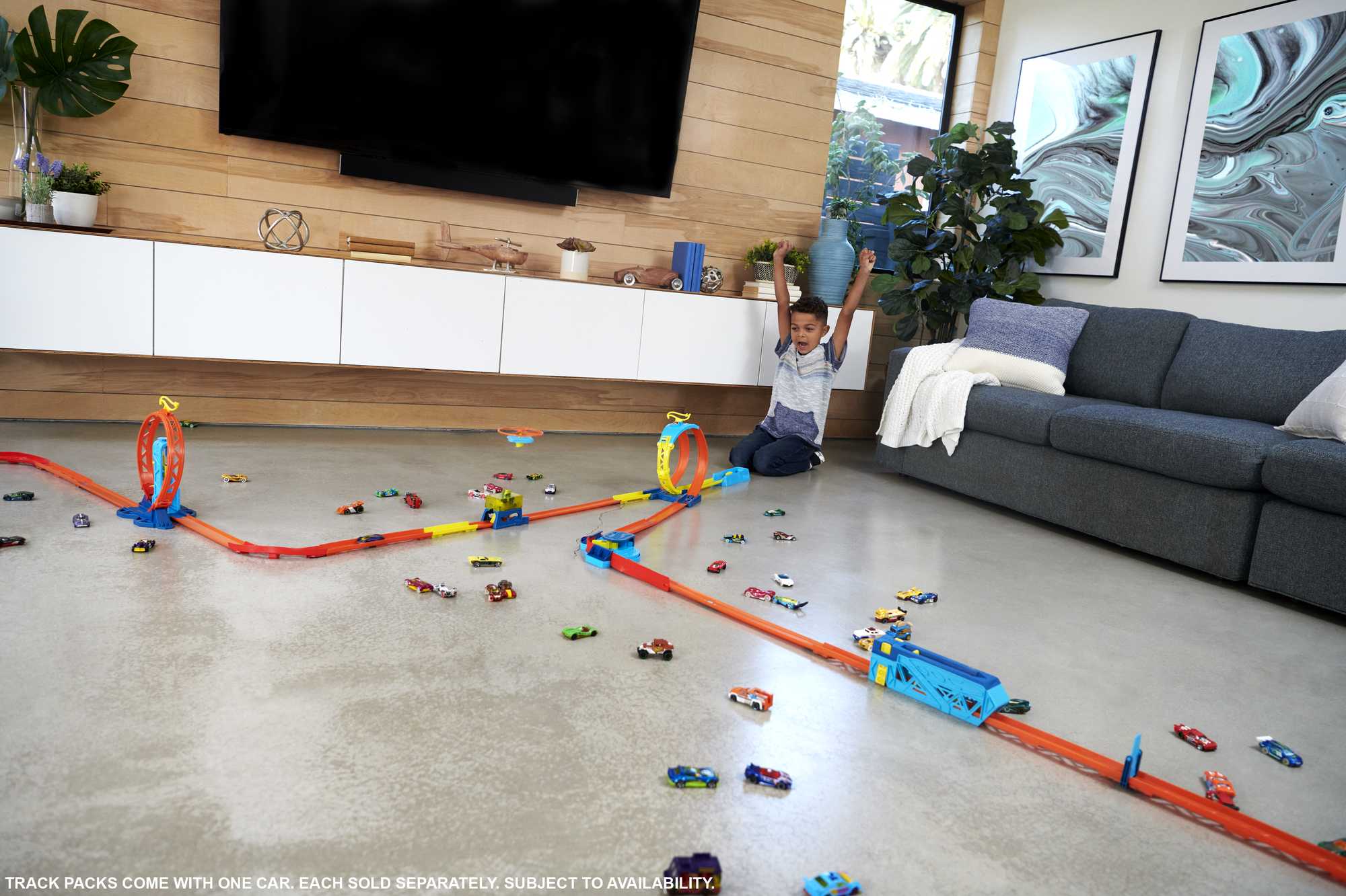 Hot Wheels Track Builder Unlimited Split Loop Pack | MATTEL