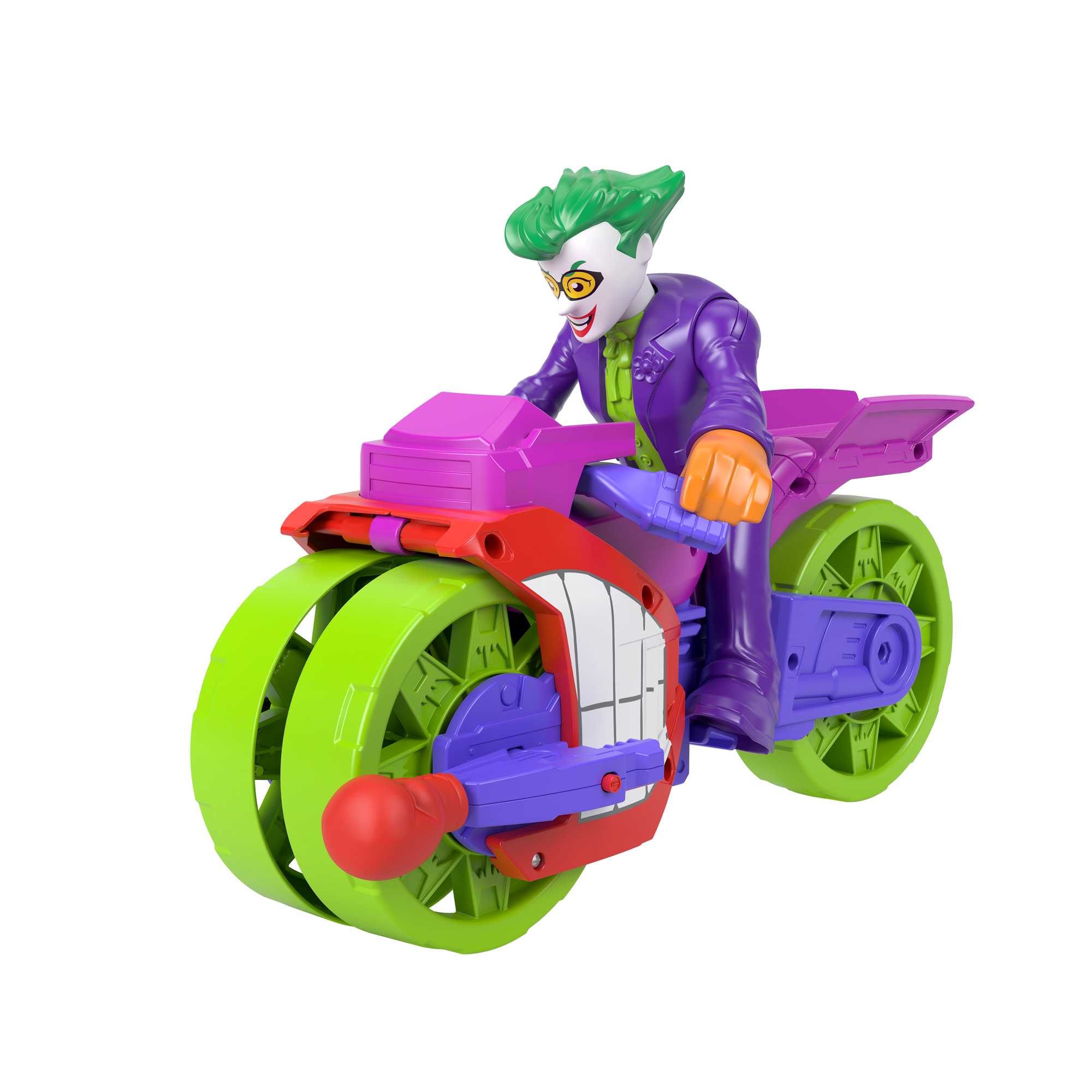 Imaginext Dc Super Friends The Joker Xl & Laff Cycle | HTH41 | MATTEL