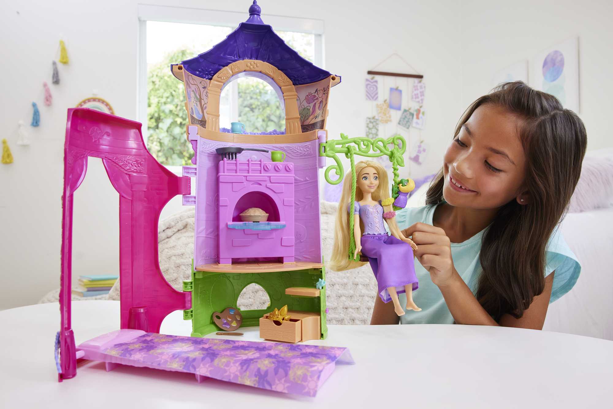 Disney Princess Rapunzel's Tower Playset | MATTEL