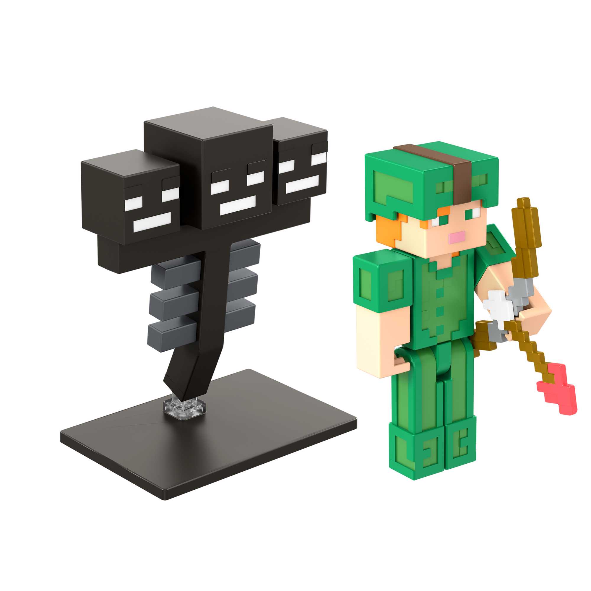 Minecraft Alex Vs Wither Figures | HDV38 | MATTEL