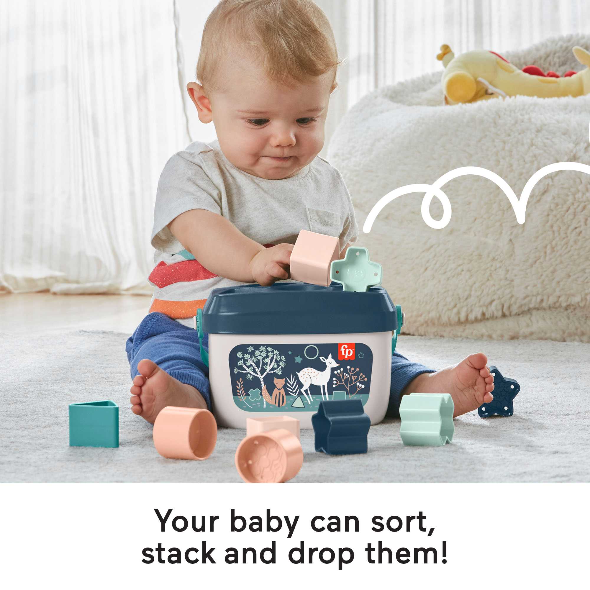 Fisher-Price Baby's First Blocks | HJP20 | MATTEL