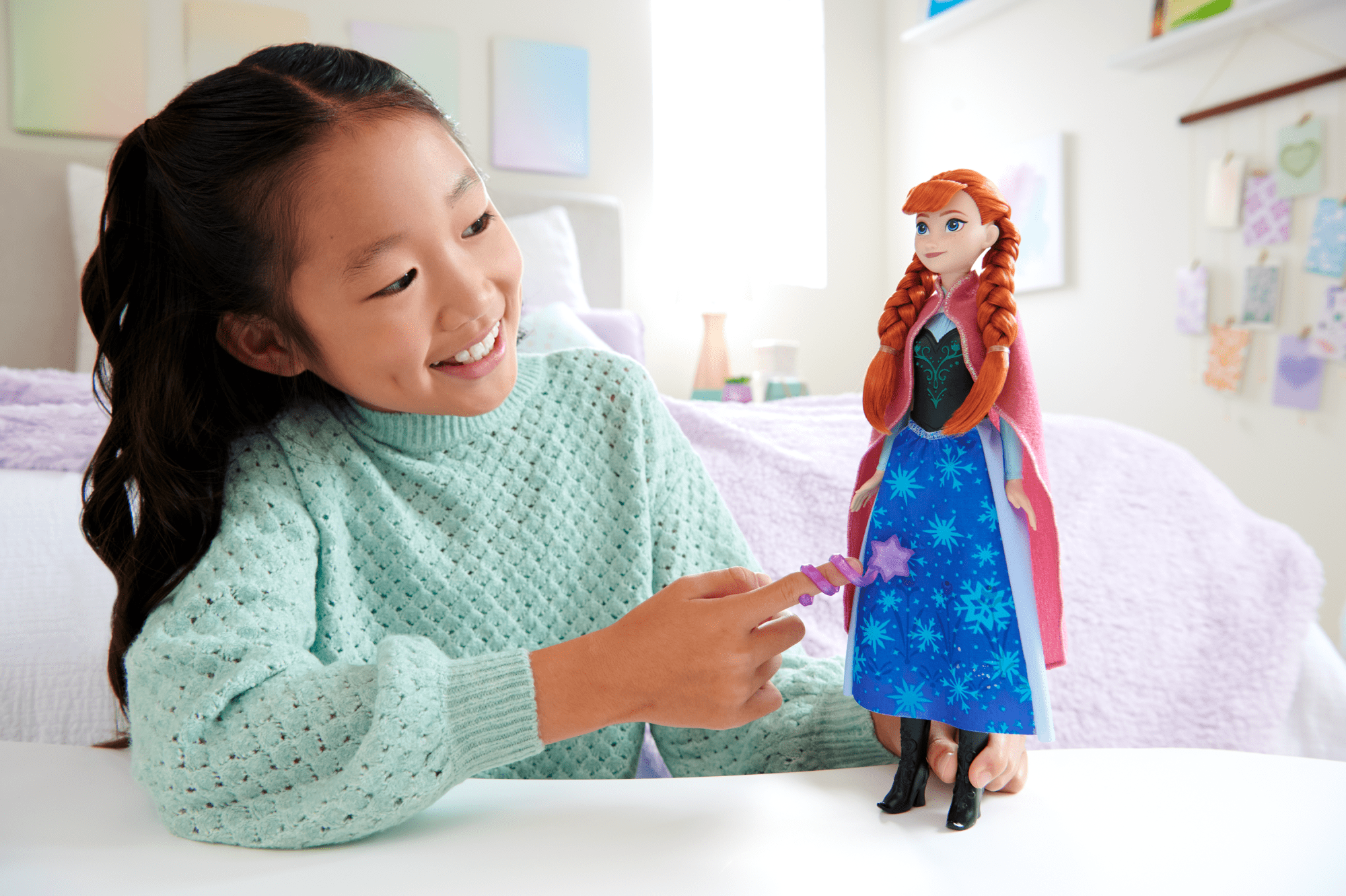 Disney Frozen Magical Skirt Anna Doll | Mattel