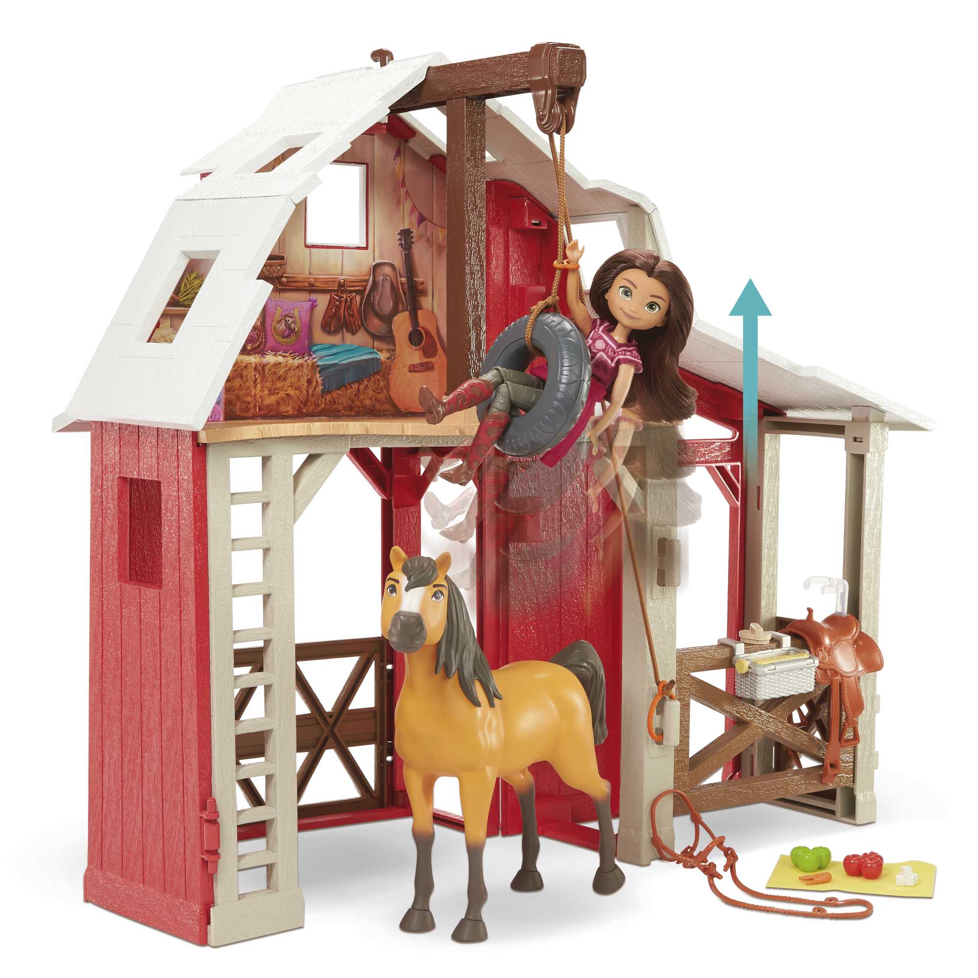 Spirit Untamed SWING & SADDLE BARN Playset | HBP29 | MATTEL