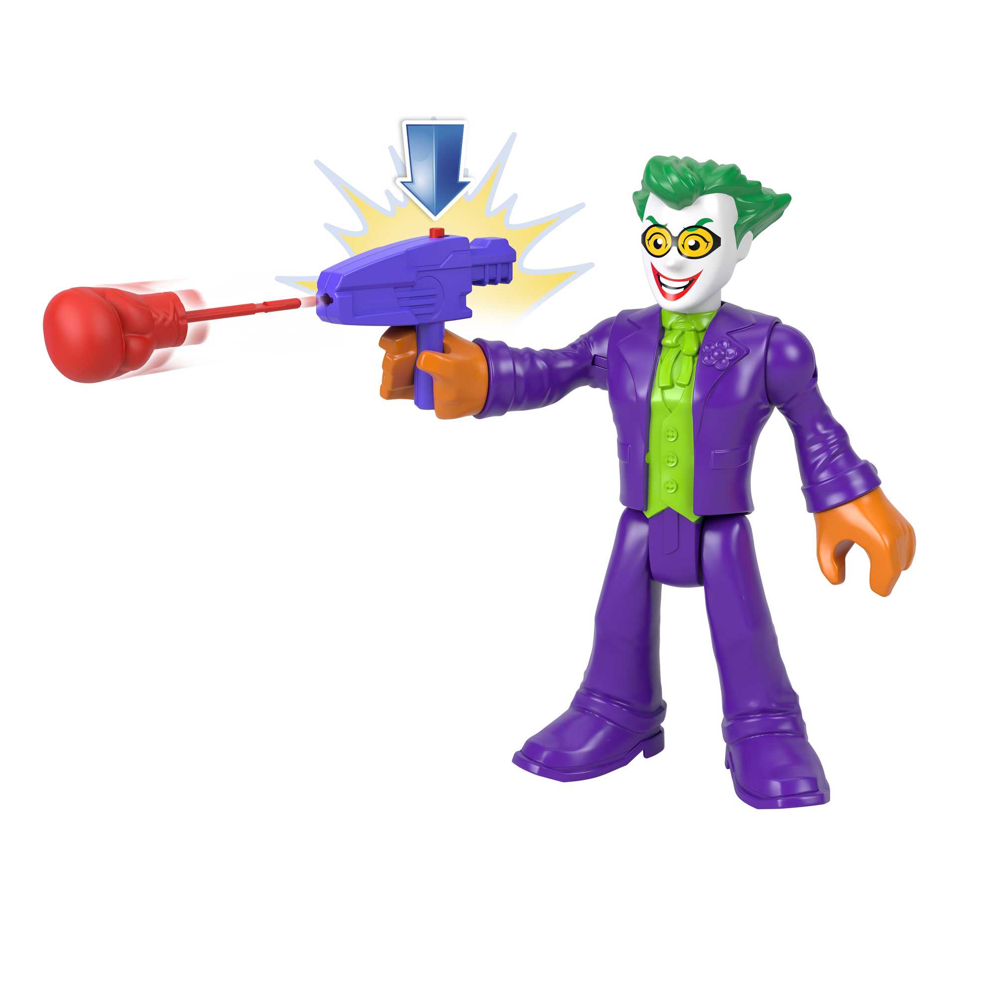 Imaginext Dc Super Friends The Joker Xl & Laff Cycle | HTH41 | MATTEL