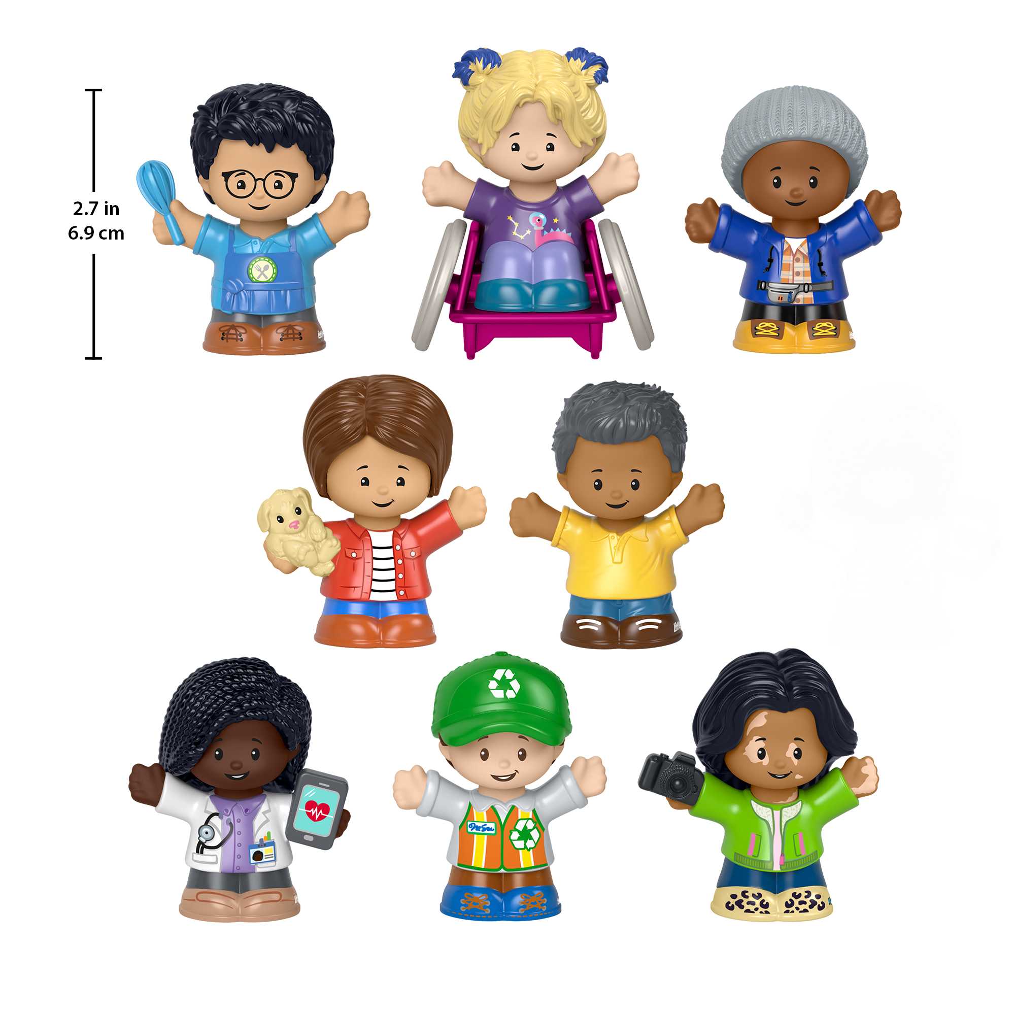 Fisher-Price Little People People Kind Figure Pack | HNL59 | MATTEL
