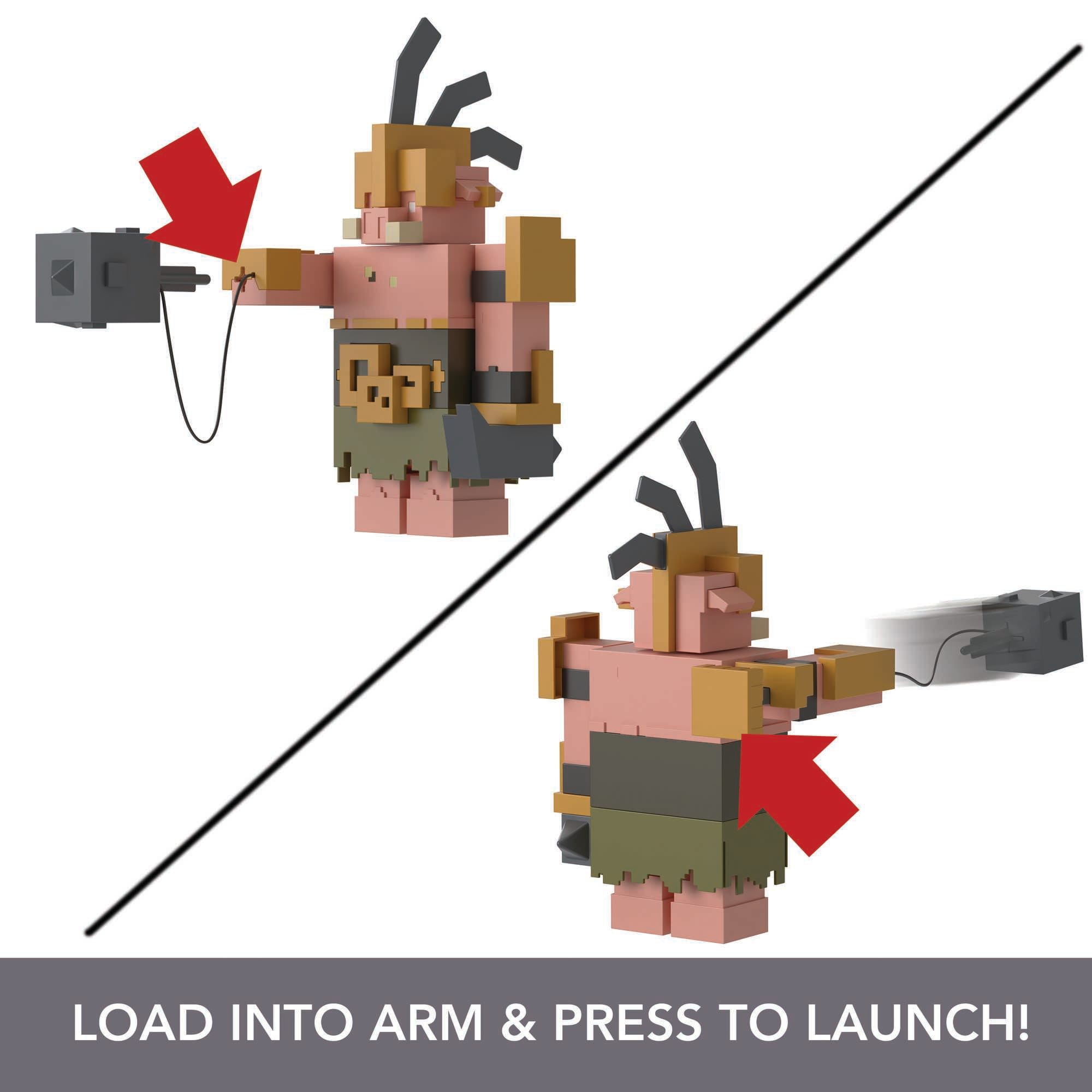 Minecraft Legends Portal Guard Action Figure, Attack Action And ...