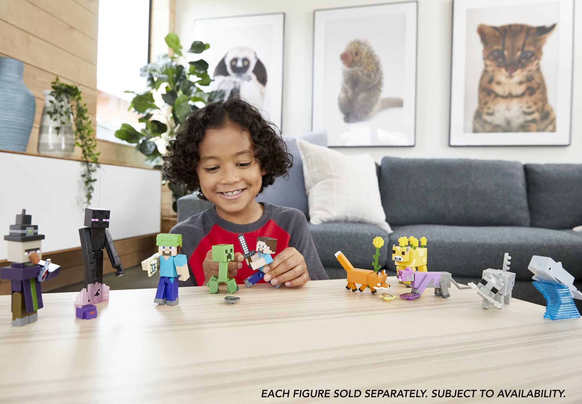 Minecraft Craft-A-Block Assortiment Figuren, authentiek personage ...