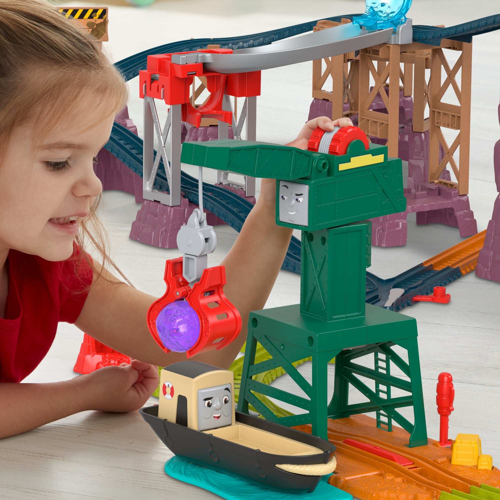 Fisher-Price Thomas & Friends Crystal Caves & Trains Mega Set | HPN39 ...