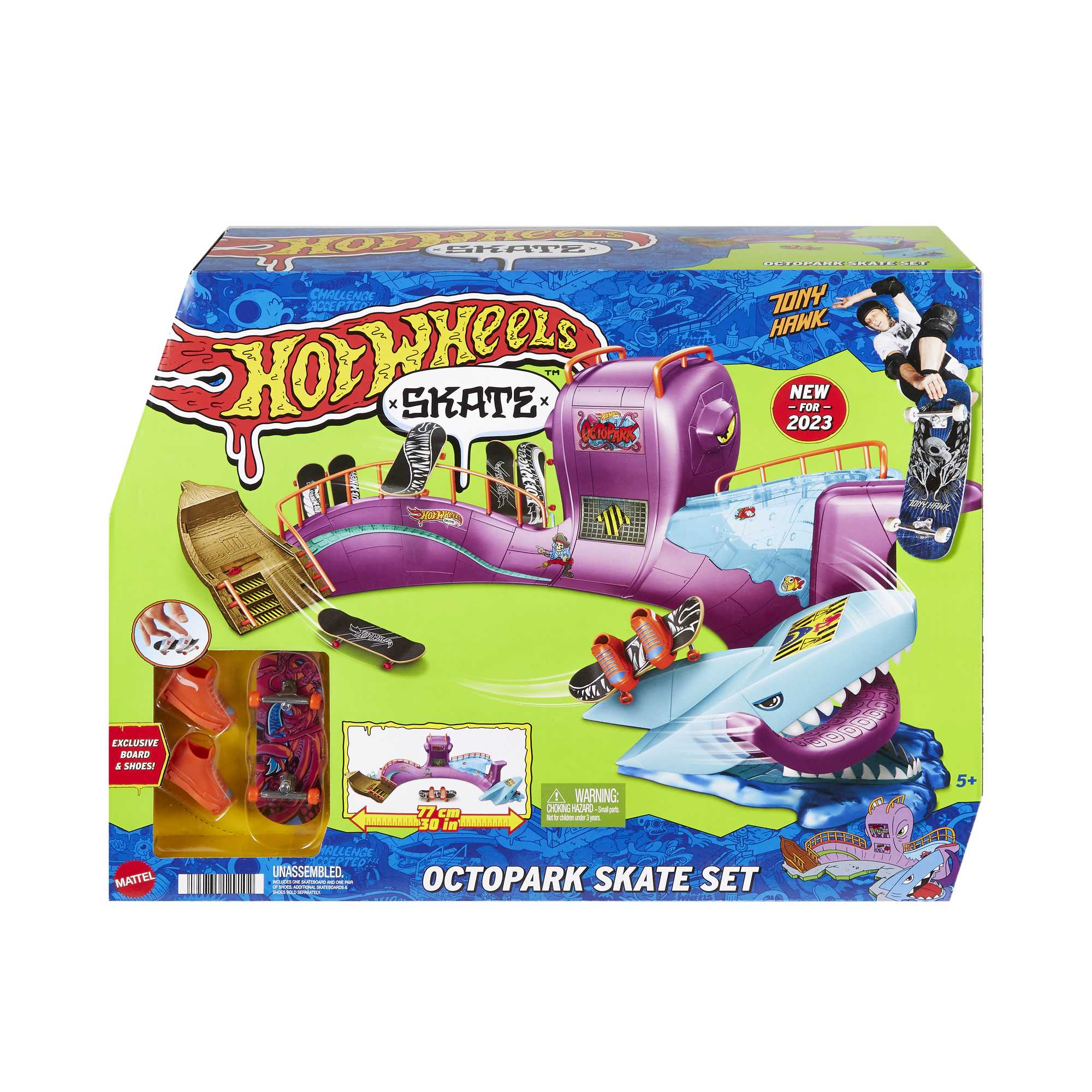 Hot Wheels - Skate - Coffret Skatepark Octopus avec fingerboard ...