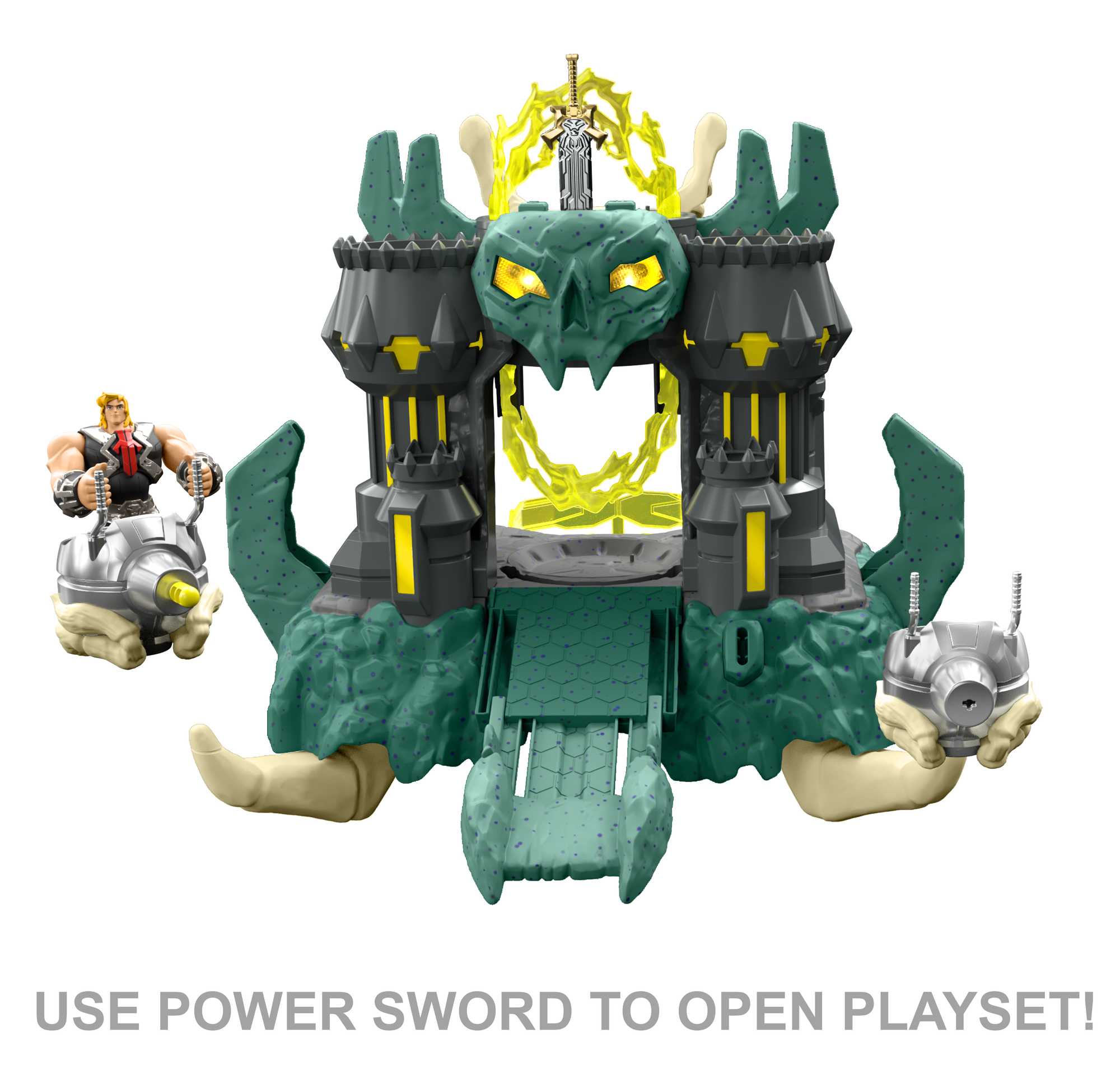 He-Man and the Masters of the Universe Castle Grayskull Playset | HGW39 ...