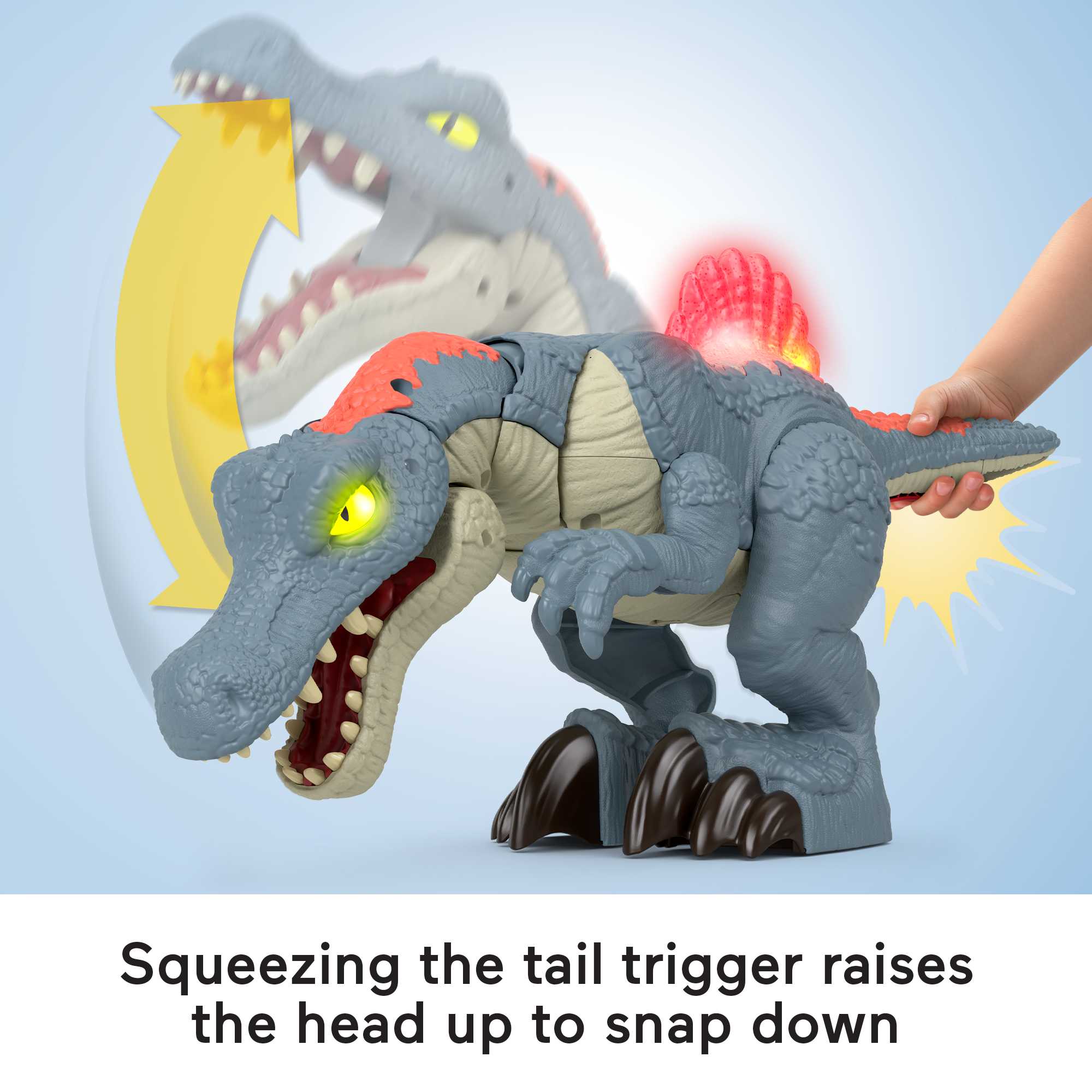 Imaginext Jurassic World Ultra Snap Spinosaurus | HML41 | MATTEL